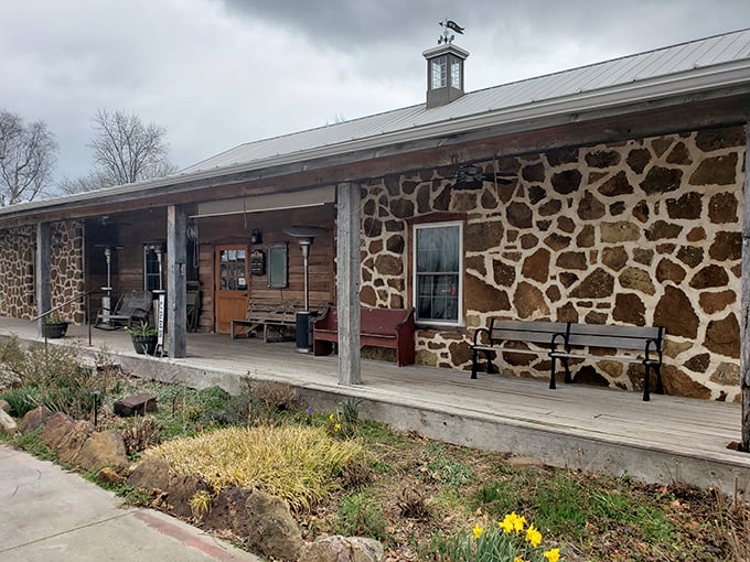 The stone-and-timber exterior of The Wooden Spoon isn't just rustic charm&mdash;it's a promise of what awaits inside: authenticity without pretense.