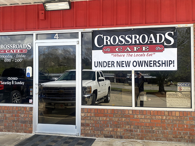 The unassuming red brick exterior of Crossroads Cafe might not scream "culinary destination," but locals know better&mdash;it's what's inside that counts.