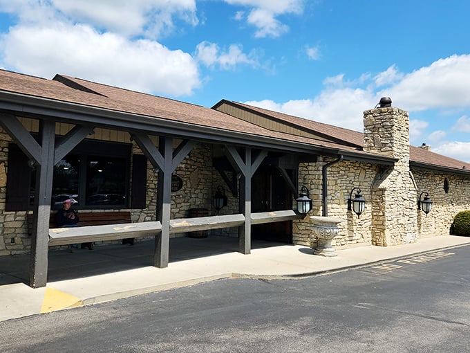 The stone facade of Gray Brothers might look unassuming, but inside awaits a Hoosier food paradise that's been drawing devoted pilgrims for generations.