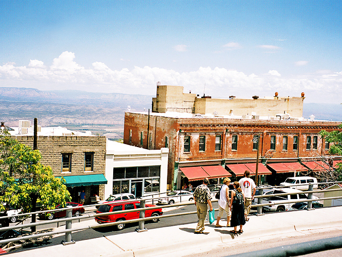 Jerome clings to the mountainside like a determined mountain goat with an art degree and spectacular taste in views.