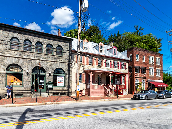 Main Street's historic charm unfolds like a living history book, where every brick and storefront tells a story of resilience and community spirit. 