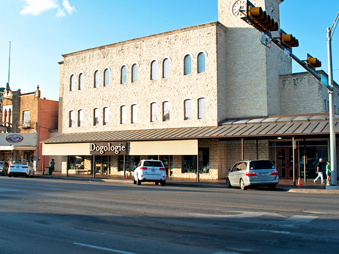 Limestone facades and historic storefronts line downtown Fredericksburg, where German heritage meets Texas charm in a delightful Main Street time capsule.