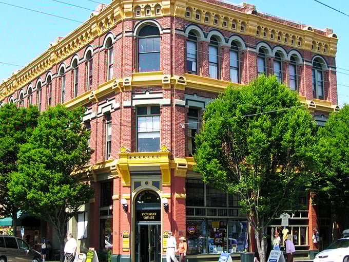 The Hastings Building stands as Port Townsend's Victorian crown jewel, where 19th-century grandeur meets small-town charm on every corner.