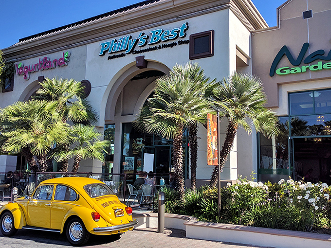 Palm trees and cheesesteaks &ndash; a California contradiction that somehow makes perfect sense outside Philly's Best in Encino.