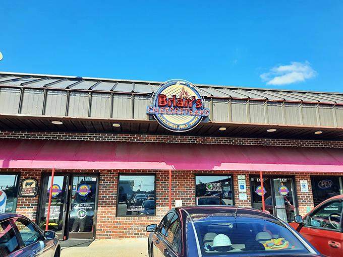 The brick fa&ccedil;ade might not scream "culinary destination," but that neon sign promises Philly-style satisfaction in the heart of Rocky Mount.