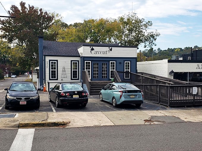String lights dancing overhead on the patio create that magical "I could sit here all day" atmosphere that separates great coffee shops from merely good ones.