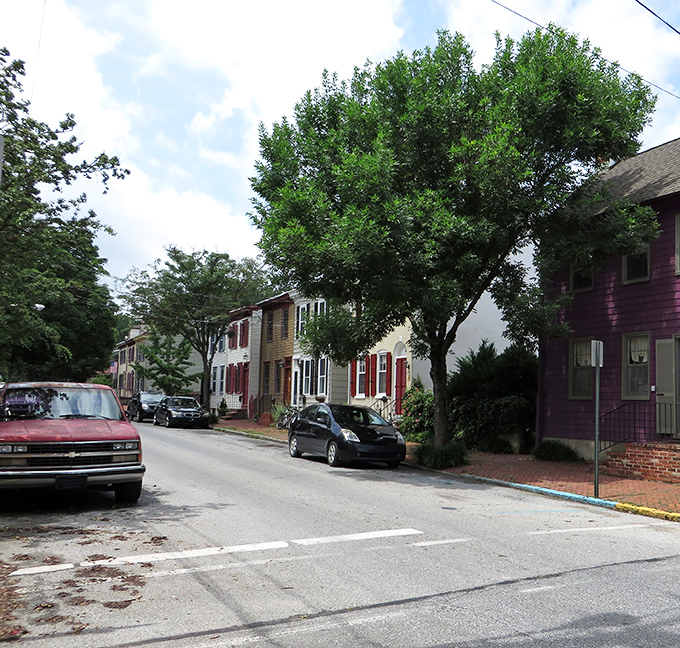Colonial charm meets modern life on this corner of New Castle, where brick buildings have witnessed centuries of American history while patiently waiting for parallel parking to be perfected.