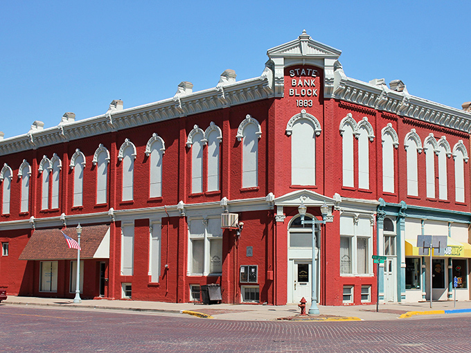 Downtown Red Cloud welcomes motorcycle enthusiasts with its classic brick streets and historic architecture—small-town America with a rumbling soundtrack.