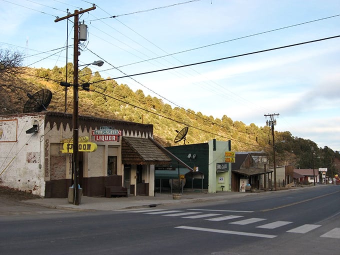 Main Street tells Austin's story at a glance—historic buildings, mountain backdrop, and that signature small-town rhythm where nobody's in a hurry.