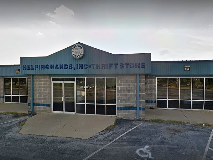 The unassuming blue exterior of Helping Hands might fool you, but like any great treasure map, the X marks a spot worth exploring.