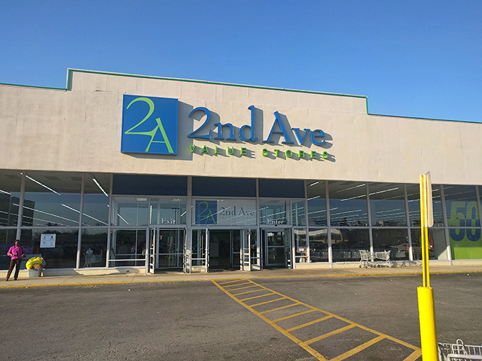 The blue sky perfectly frames this thrift paradise, where the "Superstore" part of the name isn't just clever marketing&mdash;it's a literal description of the treasure-hunting space that awaits.