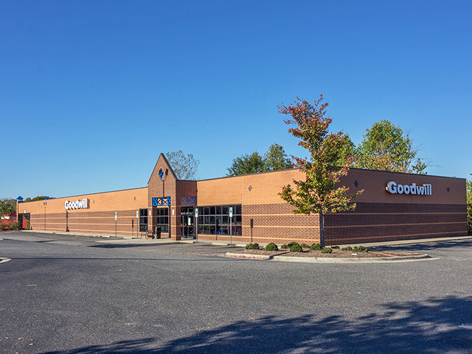 The unassuming brick exterior hides a treasure trove within &ndash; like finding a speakeasy, but instead of cocktails, you'll discover bargains. 