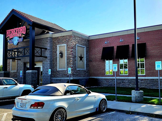 The stone and brick exterior of Hereford House stands like a beacon for beef lovers&mdash;a modern-day castle where the royalty is perfectly aged steak.