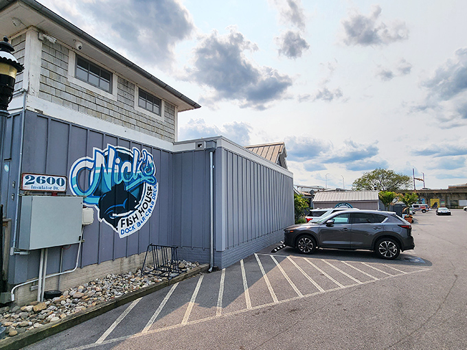 The waterfront deck at Nick's isn't just dining—it's front-row seating to Baltimore's maritime theater, complete with boats, birds, and breathtaking views.