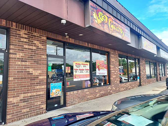 The wooden sign proudly declares "THE BEST TACO AL PASTOR IN THE CITY!" &ndash; a bold claim that locals insist might actually be an understatement.