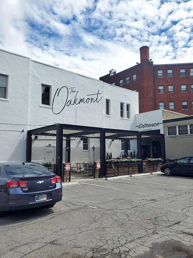 The Oakmont's understated exterior belies the culinary magic happening inside. Industrial-chic design meets Midwestern charm in this Indianapolis hidden gem.