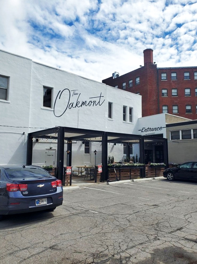 The unassuming exterior of The Oakmont belies what awaits inside&mdash;like finding a diamond ring in a box of Cracker Jack.