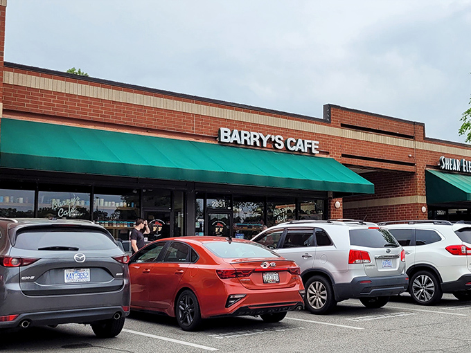 Barry's Cafe may look like just another strip mall restaurant, but locals know this unassuming brick exterior houses breakfast magic worth waking up for.