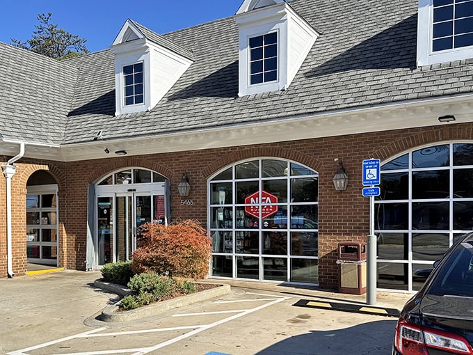 The unassuming exterior of NFA Burger proves once again that culinary treasures often hide in plain sight. Like finding Shakespeare at a garage sale.