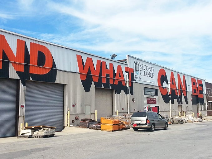 The exterior screams possibility with its bold "AND WHAT CAN BE" declaration. Like a treasure map where X marks the spot for vintage hunters.