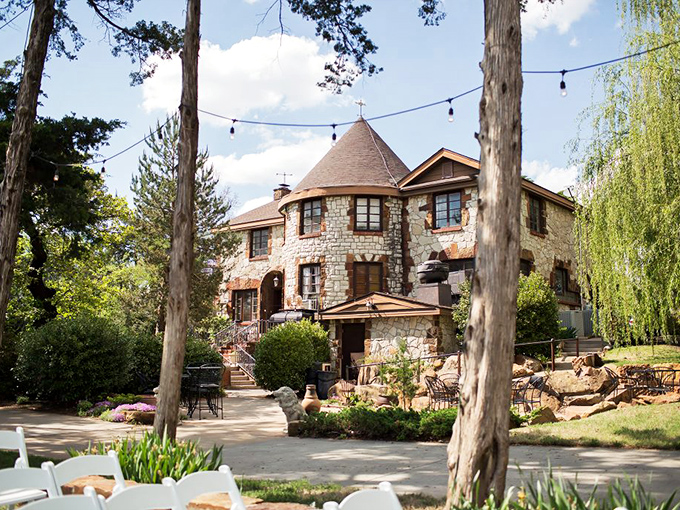 Stone turrets and arched windows transport you to medieval Europe—right in the heart of Oklahoma City. No passport required!
