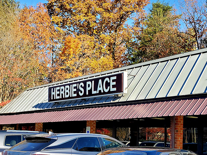 The iconic white Beetle #53 mounted on Herbie's brick exterior isn't just decoration&mdash;it's a beacon calling hungry travelers home to breakfast, served 24/7.