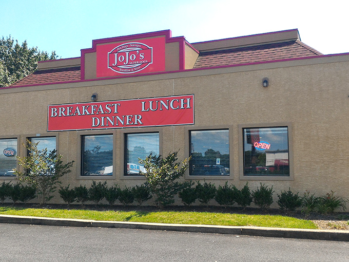 The unassuming exterior of Jo Jo's Super Dogs stands like a culinary speakeasy in Elkton &ndash; proof that the best food treasures often hide in plain sight.