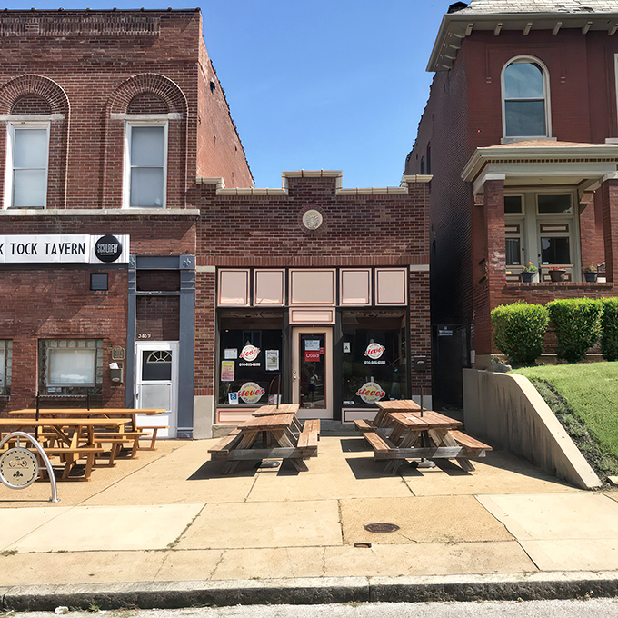 A humble brick storefront on South Grand that houses culinary magic. Like finding a secret passage to flavor town in plain sight.