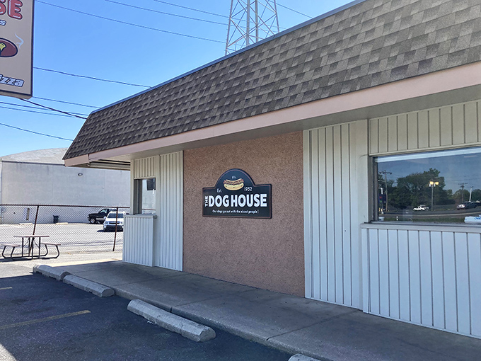 The unassuming exterior of The Dog House in New Castle might not scream "culinary destination," but locals know better than to judge this book by its cover.