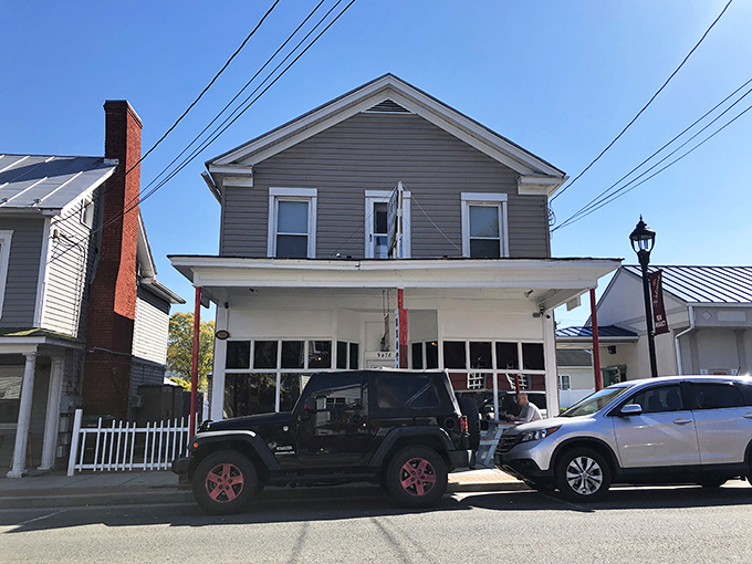 The unassuming exterior of Kathy's Home Cooking Caf&eacute; in New Market, Virginia &ndash; proof that culinary treasures often hide in plain sight along small-town Main Streets.