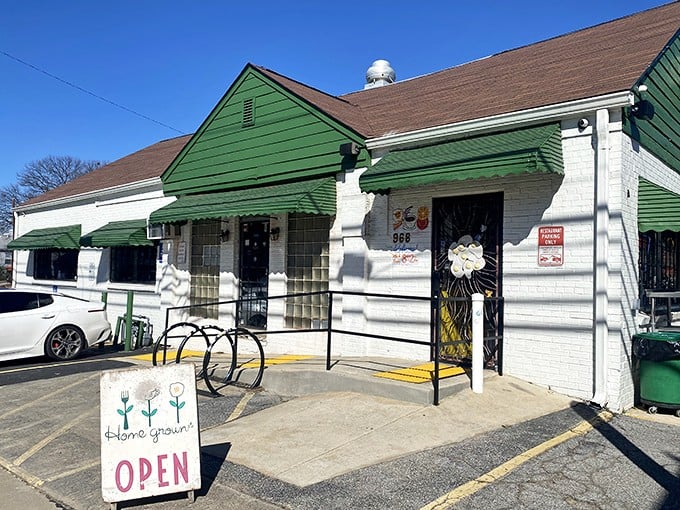 The unassuming green and white fa&ccedil;ade of Home grown GA might not scream "culinary destination," but locals know better. Some treasures don't need flashy neon to announce their greatness.