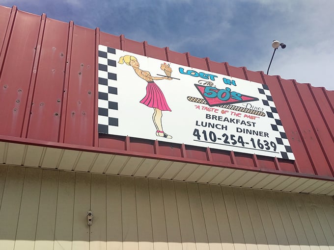 The iconic sign says it all – you're not just getting breakfast, you're getting a time machine with your toast.