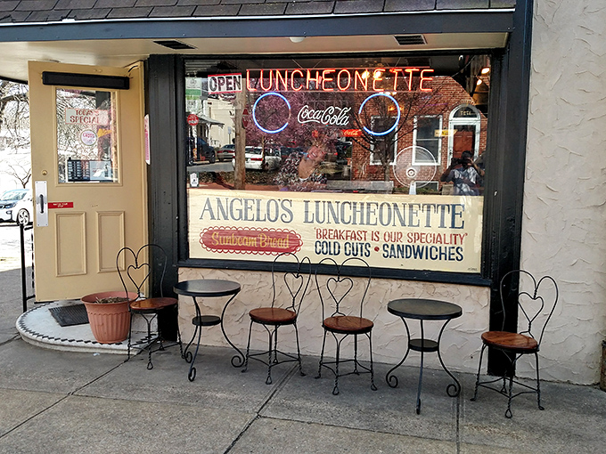 Step into a time machine disguised as a diner! Angelo's Luncheonette's vintage charm will transport you faster than Doc Brown's DeLorean.