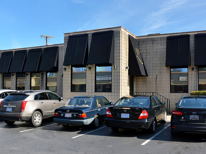 The unassuming exterior of Landmark Diner stands as Charlotte's culinary fortress &ndash; modest architecture hiding extraordinary flavors within. 