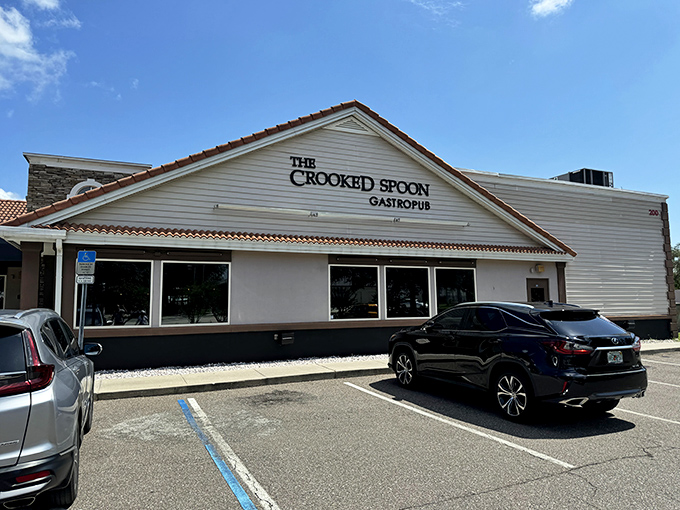 The unassuming exterior of The Crooked Spoon hides culinary treasures within, like finding a rare vinyl record in a plain sleeve. Gastronomic adventures await.