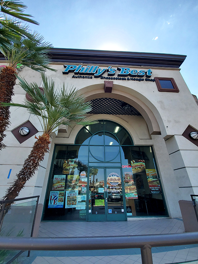 Palm trees and cheesesteaks &ndash; a California contradiction that somehow makes perfect sense outside Philly's Best in Encino.