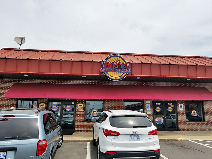 The brick fa&ccedil;ade might not scream "culinary destination," but that neon sign promises Philly-style satisfaction in the heart of Rocky Mount.
