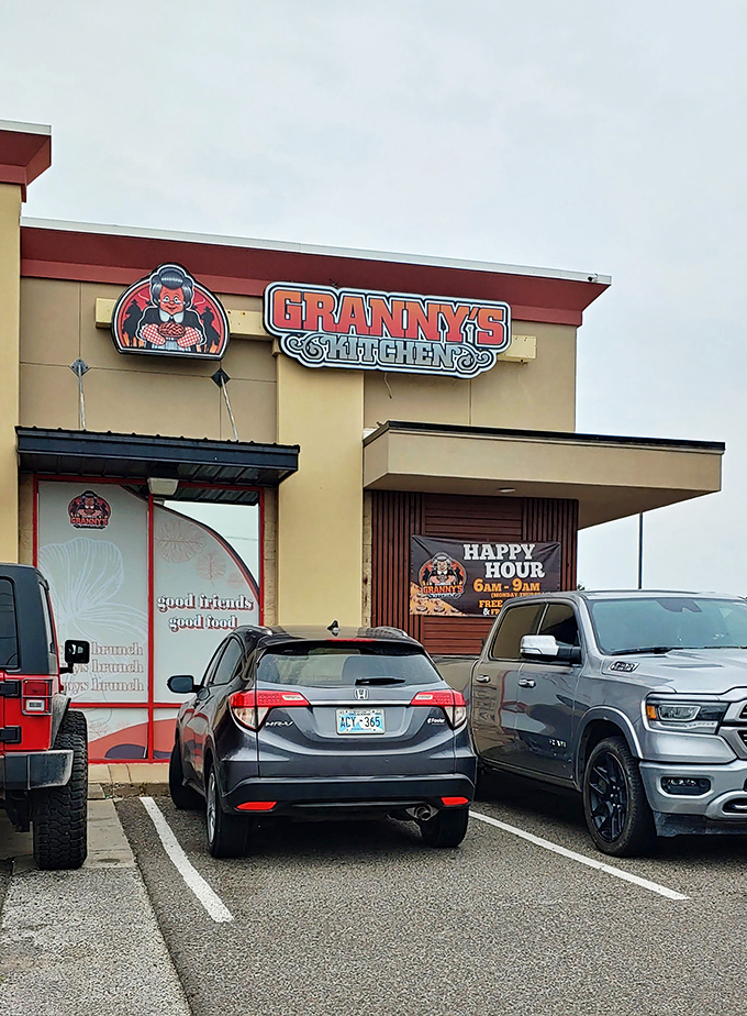 The unassuming exterior of Granny's Kitchen hides culinary treasures within, like finding a diamond in your grandmother's cookie jar.