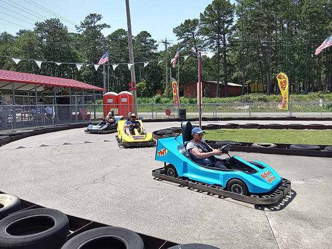 The asphalt playground awaits at Bigfoot Speedway, where Oklahoma's version of Monaco Grand Prix dreams come true for everyday speed demons.