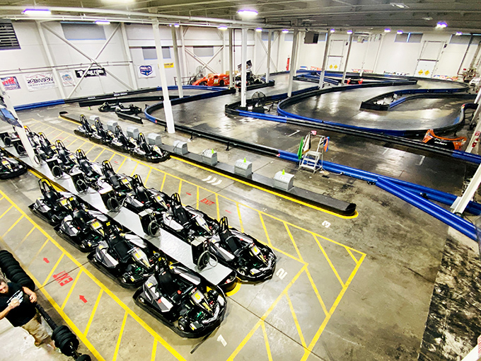 Young speed demons take the wheel in these high-performance karts. Nothing says "childhood dream fulfilled" quite like the perfect racing line. 