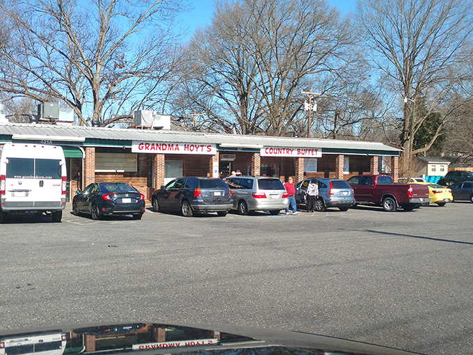 The unassuming brick façade of Grandma Hoyt's promises no frills, just fulfillment. Like finding a $20 bill in an old jacket pocket, this place delivers unexpected joy.