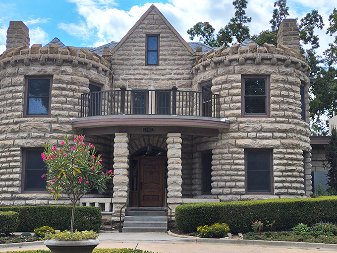 Straight out of a European fairytale, Caenen Castle's limestone turrets and grand entrance make suburban Shawnee feel like a medieval countryside escape.