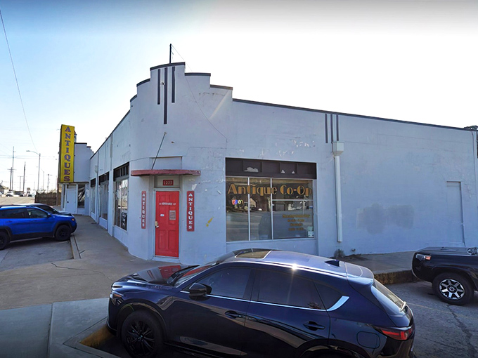 The unassuming white exterior with that iconic red door is like a portal to another dimension&mdash;one where time slows down and treasures await.
