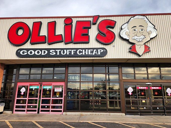 The unassuming exterior of Ollie's in Overland Park hides a treasure trove within. Like finding a secret passage in an ordinary-looking wall, this place delivers unexpected joy.