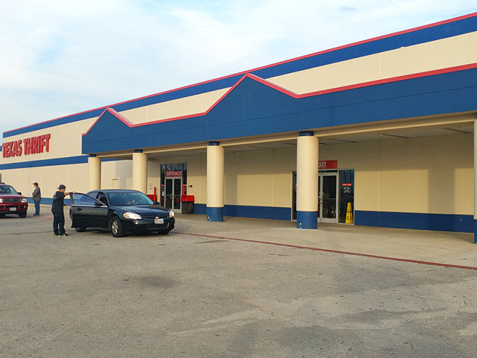 The blue and cream facade might look unassuming, but inside this retail fortress lies a treasure hunter's paradise that would make Indiana Jones switch careers.