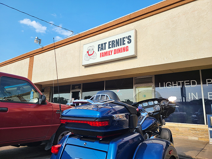 The unassuming exterior of Fat Ernie's promises what fancy restaurants can't&mdash;honest food that speaks directly to your soul.