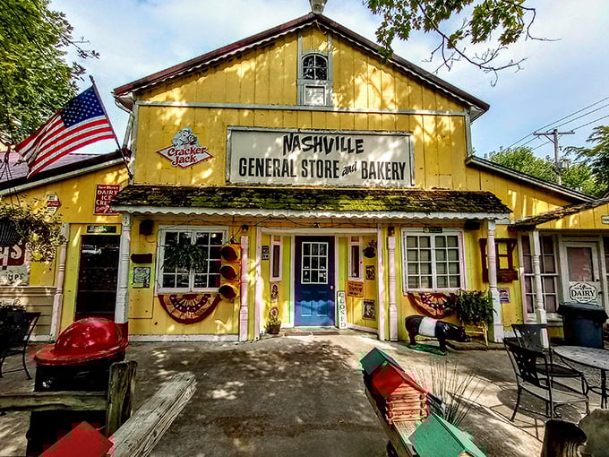 The sunshine-yellow facade of Nashville General Store & Bakery isn't just a building&mdash;it's a promise of comfort wrapped in clapboard and nostalgia.
