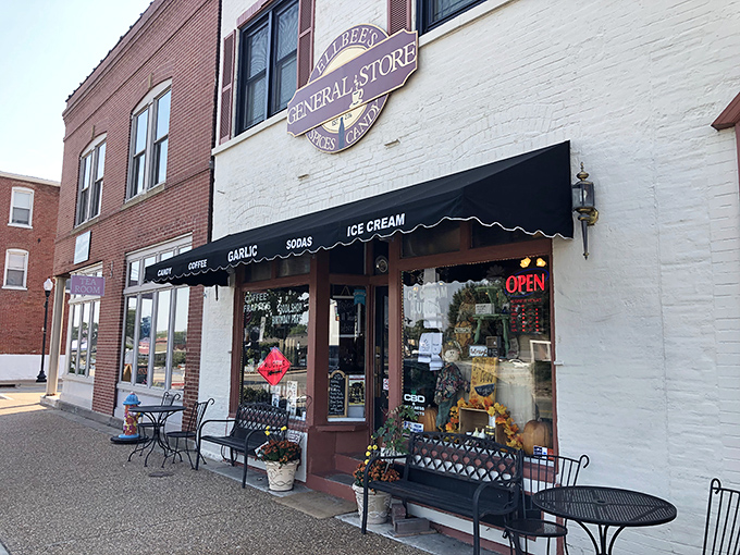 Ellbee's facade combines small-town charm with big-city culinary ambition, promising treasures beyond its unassuming black awning and historic brick exterior.