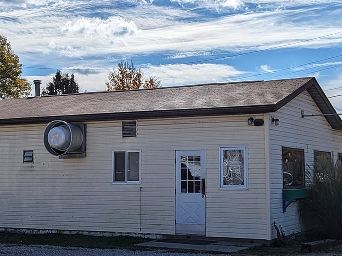 The unassuming exterior of Early Bird's promises nothing fancy&mdash;just "FEEL THE MAGIC" of honest-to-goodness breakfast that's worth the drive from anywhere in Ohio.