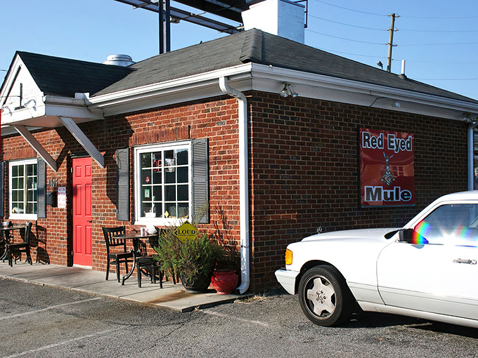 The blue and white facade might not scream "culinary destination," but that's the point&mdash;the best breakfast spots never advertise their greatness with neon signs.